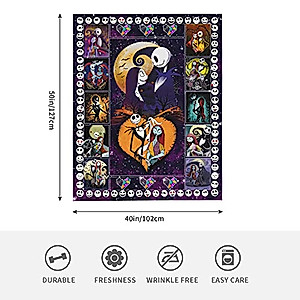 Valentine's Day Gift Flannel Fleece Blanket All-Season Soft Lightweidht Air Conditioning Throw Blanket for Bed Sofa Car 50"x40"