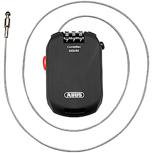 ABUS Cable Lock, Comb flex 2502/85 Cycling Equipment, Black (725005)