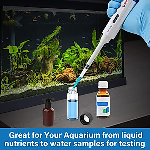 FOUR E'S SCIENTIFIC 100uL-1000uL High-Accurate Single-Channel Manual Adjustable Variable Volume Pipettes