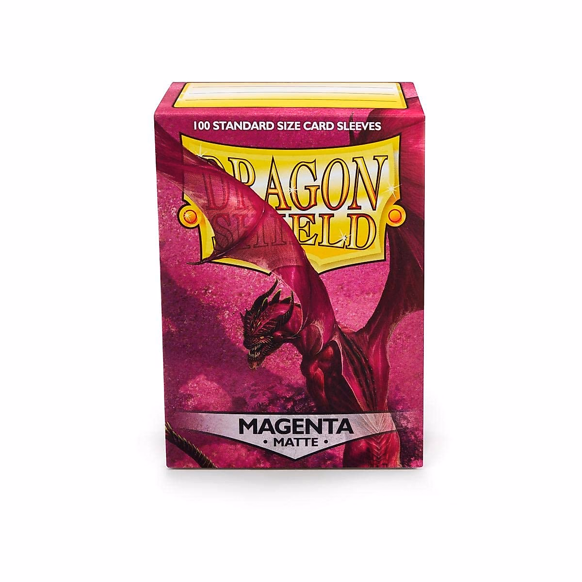 5 Packs Dragon Shield Matte Magenta Standard Size 100 ct Card Sleeves Value Bundle!