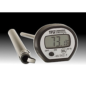Taylor RA14260 Digital Instant Read Thermometer, apple, Black