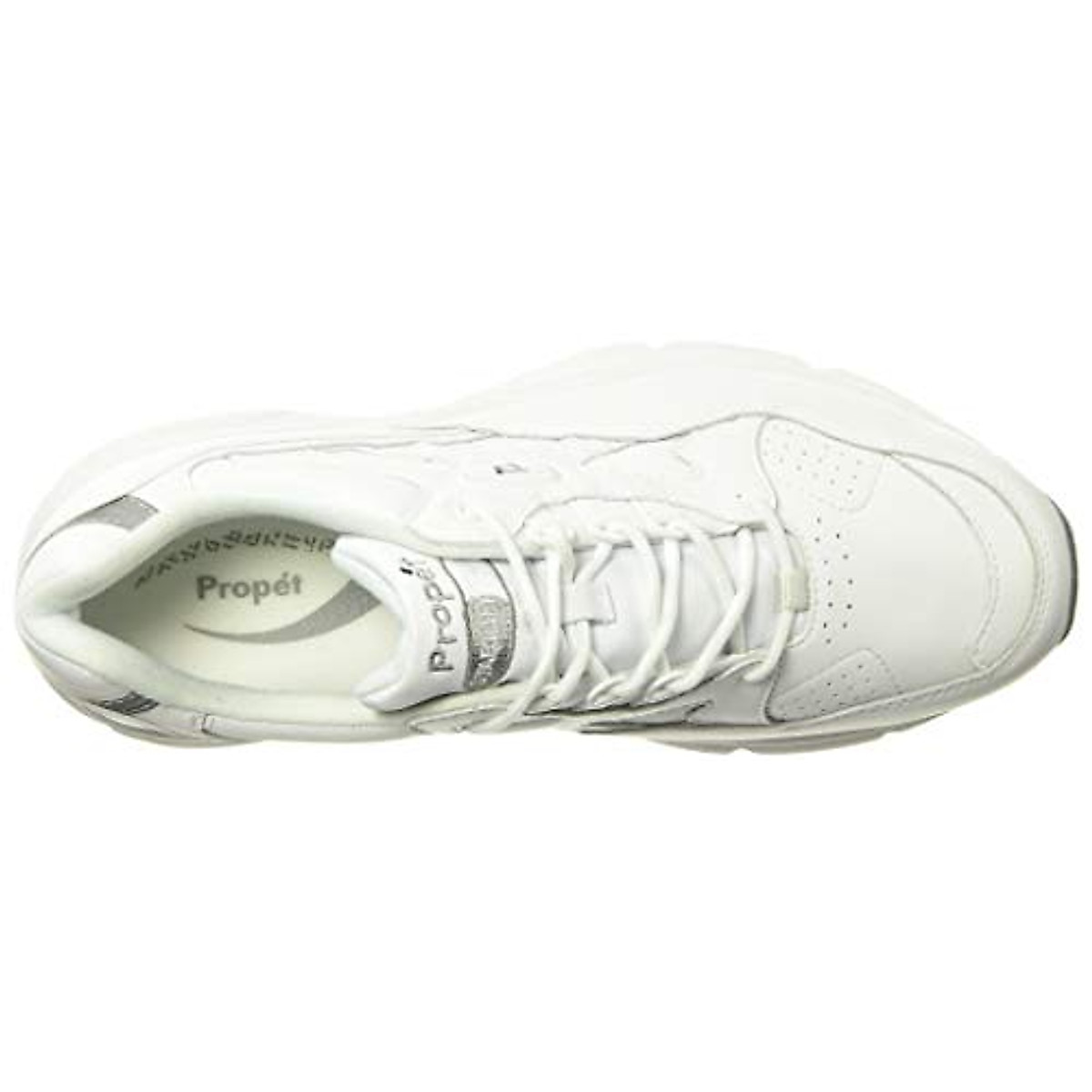 Propet Women's Stability Walker Shoe White 7.5 E (4E)