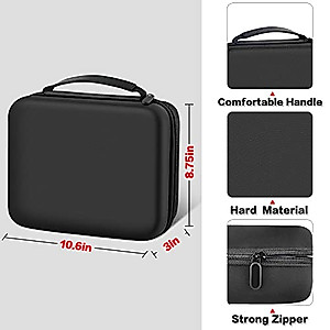 96 Pieces 46mm Coin Capsules, with Foam Gasket and Plastic Storage Organizer Box, 6 Sizes (20/25/27/30/38/46mm) Coins Collector Case Holder for Coin Collection Supplies(Black)