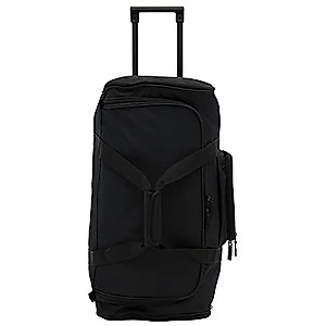 Wrangler Dobson Collection Featuring Backpacks for Travel and Leisure, Black, 22" Rolling Duffel