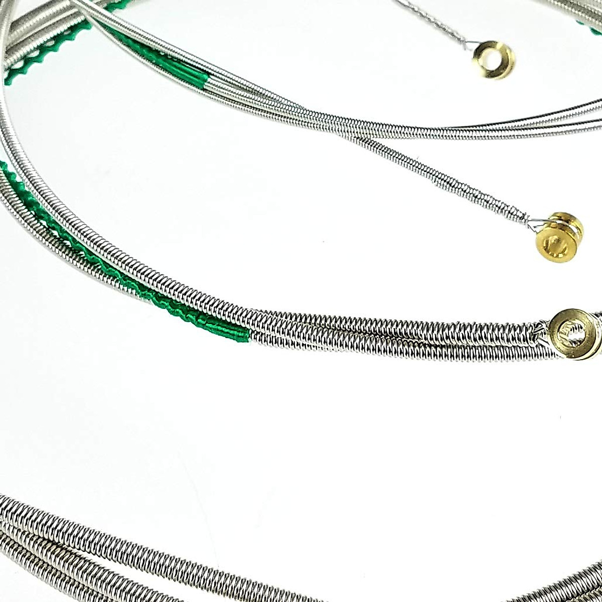 GHS Strings GHS Short Scale Balanced Nickels 4 Bass Strings Medium Gauge, 44-106, (32.75" Winding) (4700)