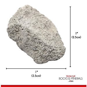 6PK Oolitic Limestone, Sedimentary Rock Specimens - Approx. 1" - Geologist Selected & Hand Processed - Great for Science Classrooms - Class Pack - Eisco Labs