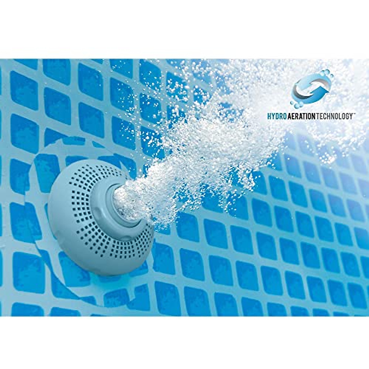 INTEX 32' x 16' x 52" Ultra XTR Frame Above-Ground Rectangular Outdoor Swimming Pool Set with Krystal Clear Saltwater System, Ladder, and Cover