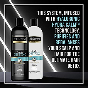 TRESemmé Shampoo for Dry and Itchy Scalp Detox to Purify Hair and Scalp from Build-Up and Excess Oils 20 oz