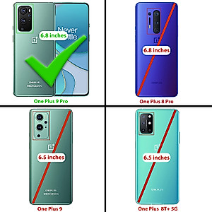 Ailiber Compatible with OnePlus 9 Pro Case with Screen Protector, for Magnetic Car Mount, Kickstand Holder, Rugged Shockproof Bumper Military Grade Protective 1+9+ Phone Cover for OnePlus 9 Pro-Black