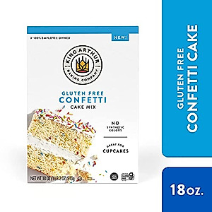 King Arthur Confetti Cake Mix, Gluten Free, 18 Oz