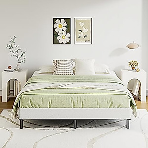 Sosain Full Box Spring 7 INCH High Profile Metal Heavy Duty Easy Assembly Sturdy Box Spring Mattress Foundation Extra-Strong Support No Noise Easy to Clean