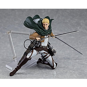 Max Factory Attack on Titan: Erwin Smith Figma Action Figure, Multicolor