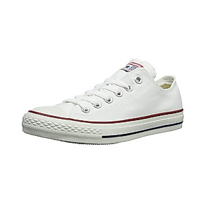 Converse Unisex Chuck Taylor All Star Low Basketball Shoe (39-40 M EU / 8.5 B(M) US Women / 6.5 D(M) US Men, Optical White)