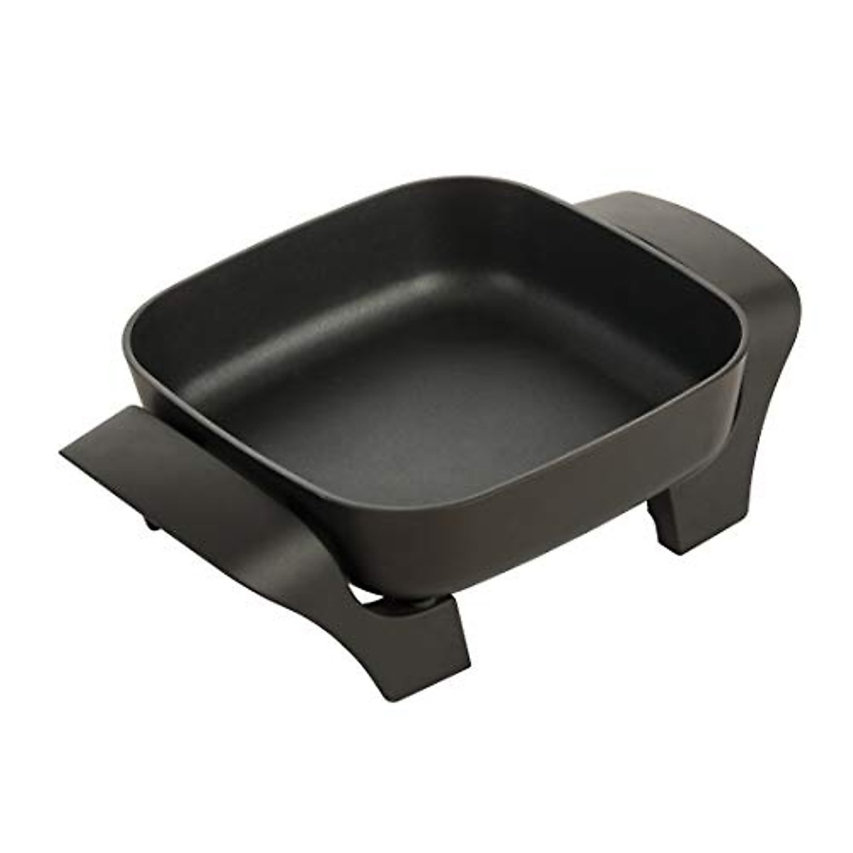 Brentwood Appliances SK46 8-Inch Nonstick Electric Skillet with Glass Lid, One Size, Black