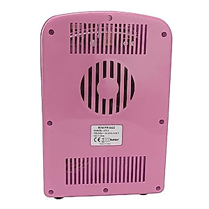 Portable Cooler Warmer Personal Refrigerator, Noiseless DC12V Cooling Warming 4L Mini Beauty Fridge for Office (US Plug)