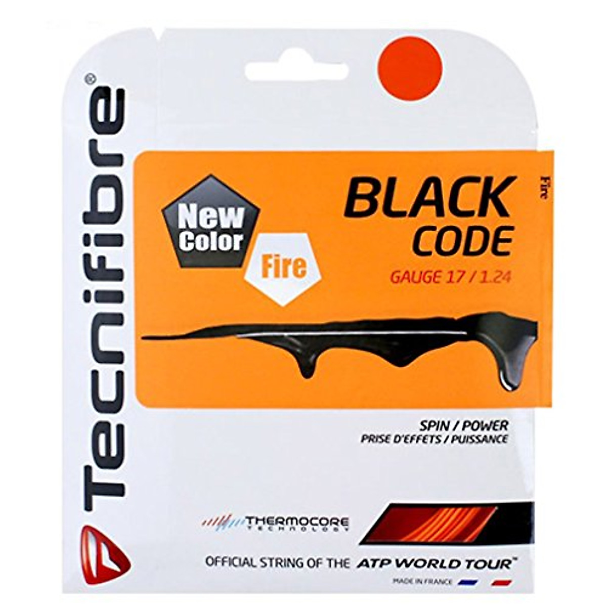 Tecnifibre Black Code Tennis String Fire (17G)