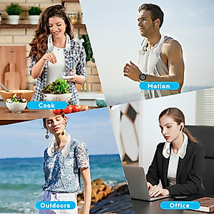 AnNido Portable Neck Fan - 3 Speed Rechargeable Neck Fan, Adjustable Personal Neck Fan For Women & Men Modern Design, Great Cooling Fan For Travel, Outdoors & Sports