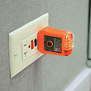 Klein Tools NCVT1XTKIT Non-Contact Voltage Detector Pen and GFCI Outlet Premium Test Kit, 70V to 1000V AC, Detects Common Wiring Problems