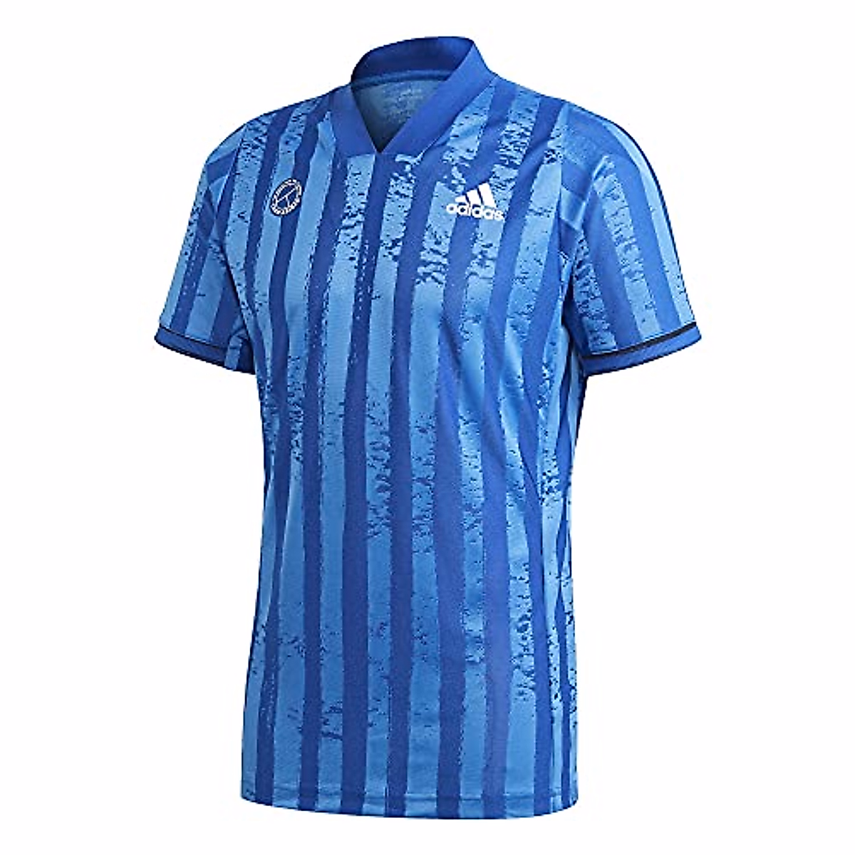 adidas Male Freelift Engineered Aeroready Tee , Team Royal Blue/White , M