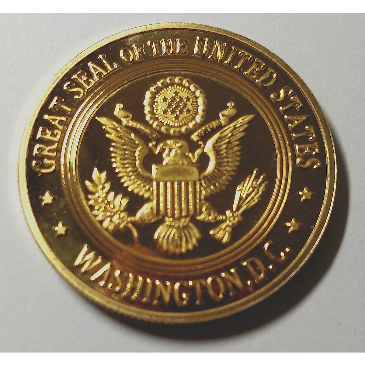 DCIS Defense Criminal Investigative Service DOD Special Agent Colorized Challenge Art Coin