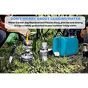 5-Gallon Water Jug Spigot, Water Carrier Jug Replacement Faucet Assy Kit. Compatible with 5 Gallon Water Carrier Model 5620, Blue, 5-Gallon Chiller. Durable 5-Gallon Faucet Assy.