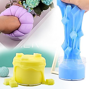 12 Pack Jelly Cube Slime Kit,Water Slime and Galaxy Slime,Non Sticky and Soft Bubble Milk Slime,DIY Slime Party Favor for Girls & Boys