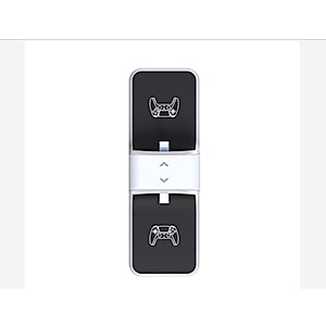 PS5 Controller Charger, PS5 Wireless Charger Dual USB Fast Charging for Sony Playstation 5/ PS5 / Pro /PS5 Slim Controller, Charging Station with LED Indicator for DualShock 5 Dual Charger Also charges your phone.