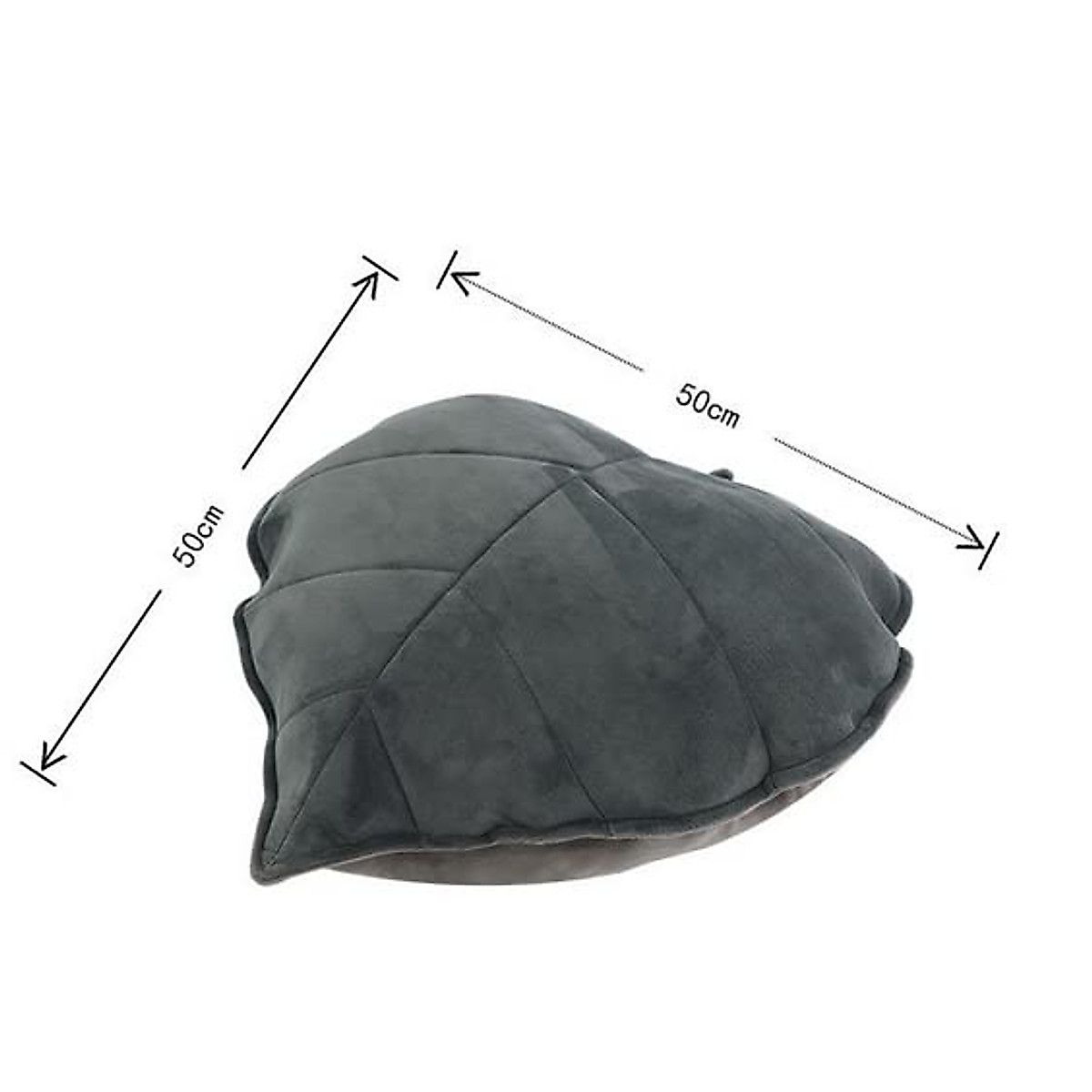 3D Leaf Throw Pillow Plush Green Leaf Shaped Throw Pillow,Decorative Leaf Pillows Leaves Sofa Throw Pillow, Plant Pillow Novelty Plush Cushion Backrest Pillow for Couch Sofa Living Room Home Decor