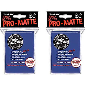 600 Ultra Pro Blue PRO-Matte Deck Protectors Sleeves Standard MTG Colors