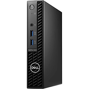 Dell Newest 2023 Optiplex 3000 Mini Desktop (Intel i5-12500T 6-Core, 16GB RAM, 1TB HDD (2.5), Intel UHD, WiFi 6, Bluetooth 5.2, RJ-45, USB 3.2, Display Port, Black, Win 11 Pro)
