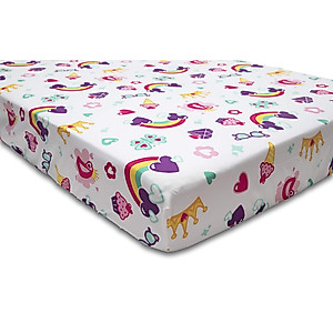 Love Diana "Dream Super Big" 4Piece Toddler Bedding Set, Pink