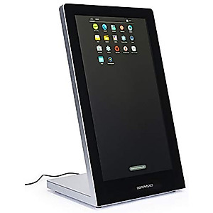 Displays2go Touch Screen Countertop Stand, 10pt PCAP Touch, Media Player - Black (DGCTATCH21)