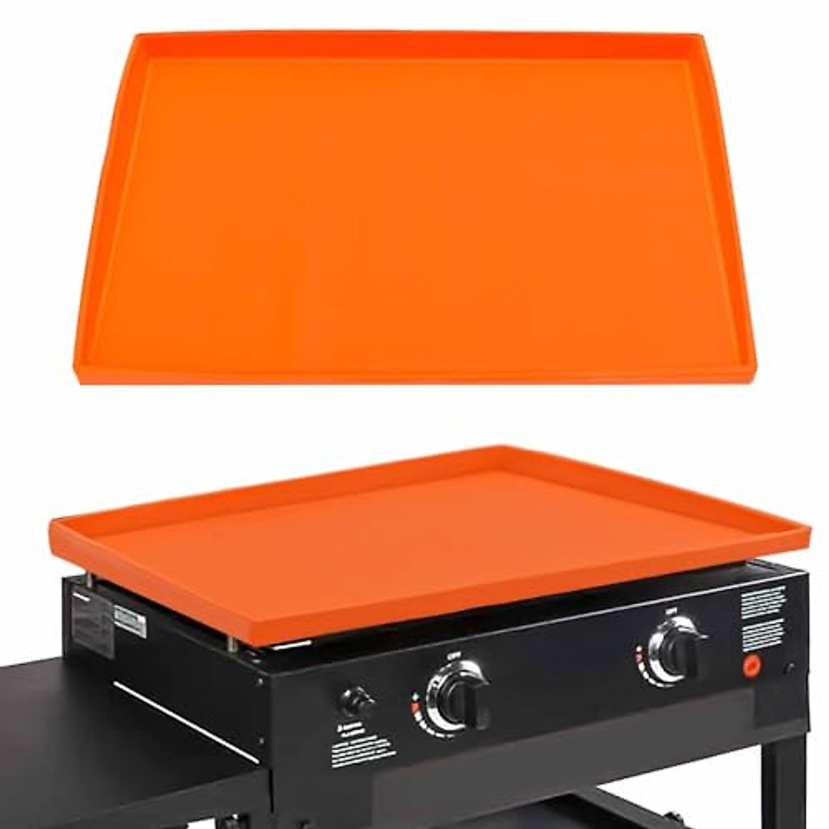 Diketone Silicone Griddle Cover fit Blackstone 28 Inch Griddle, Heavy Duty Upgraded Full-Cover, Reusable Food Grade Silicone Protective Grill Mat, Griddle Accessories for Blackstone (Fit 28" Griddle)