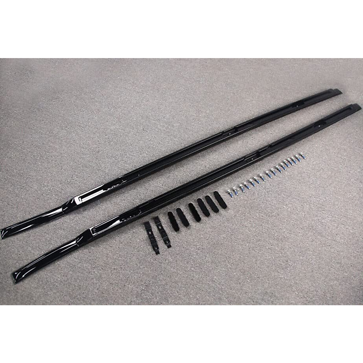 Roof Rails Fits for Rover Defender 110 130 2020-2023 4Doors Crossbar Black 2PCS Luggage Carrier Roof Rack Cargo Carrier Car Accesories