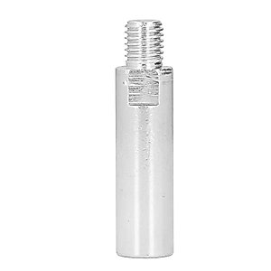 Rotary Polisher Extension Shaft M14 Thread Adapter Angle Grinder Extension Rod Hard Alloy Rotating Machine Extension Connecting Rod for Car Care Polishing(80mm)