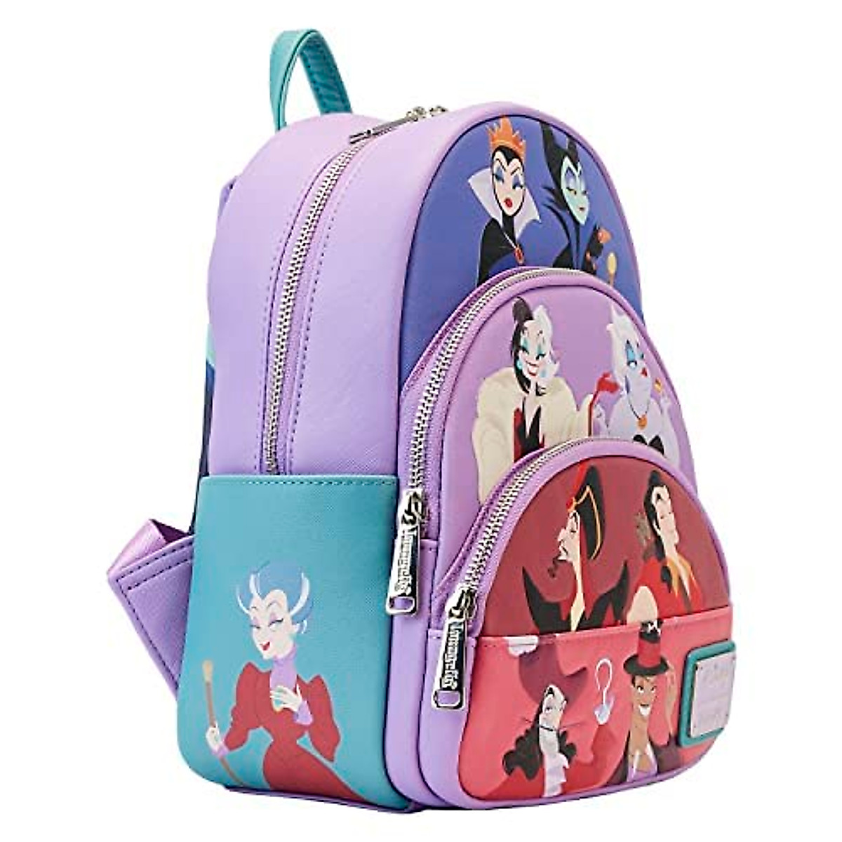 Loungefly Disney sac à dos Villains Color Block Triple Pocket