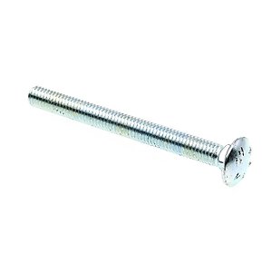 Prime-Line 9063799 Carriage Bolts, 3/8 In.-16 X 4 In., A307 Grade A Zinc Plated Steel (25 Pack)