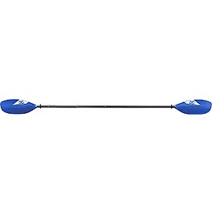 AQUAGLIDE Universal Aries Adjustable Leverlock Kayak Aluminum Packable 4-Piece Paddle Tough Reinforced Nylon Blades Fishing Kayaking iSUP Family Friendly