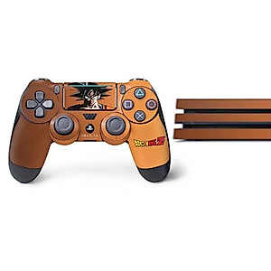 Skinit Decal Gaming Skin Compatible with PS4 Pro Bundle - Officially Licensed Dragon Ball Z Goku Portrait Design