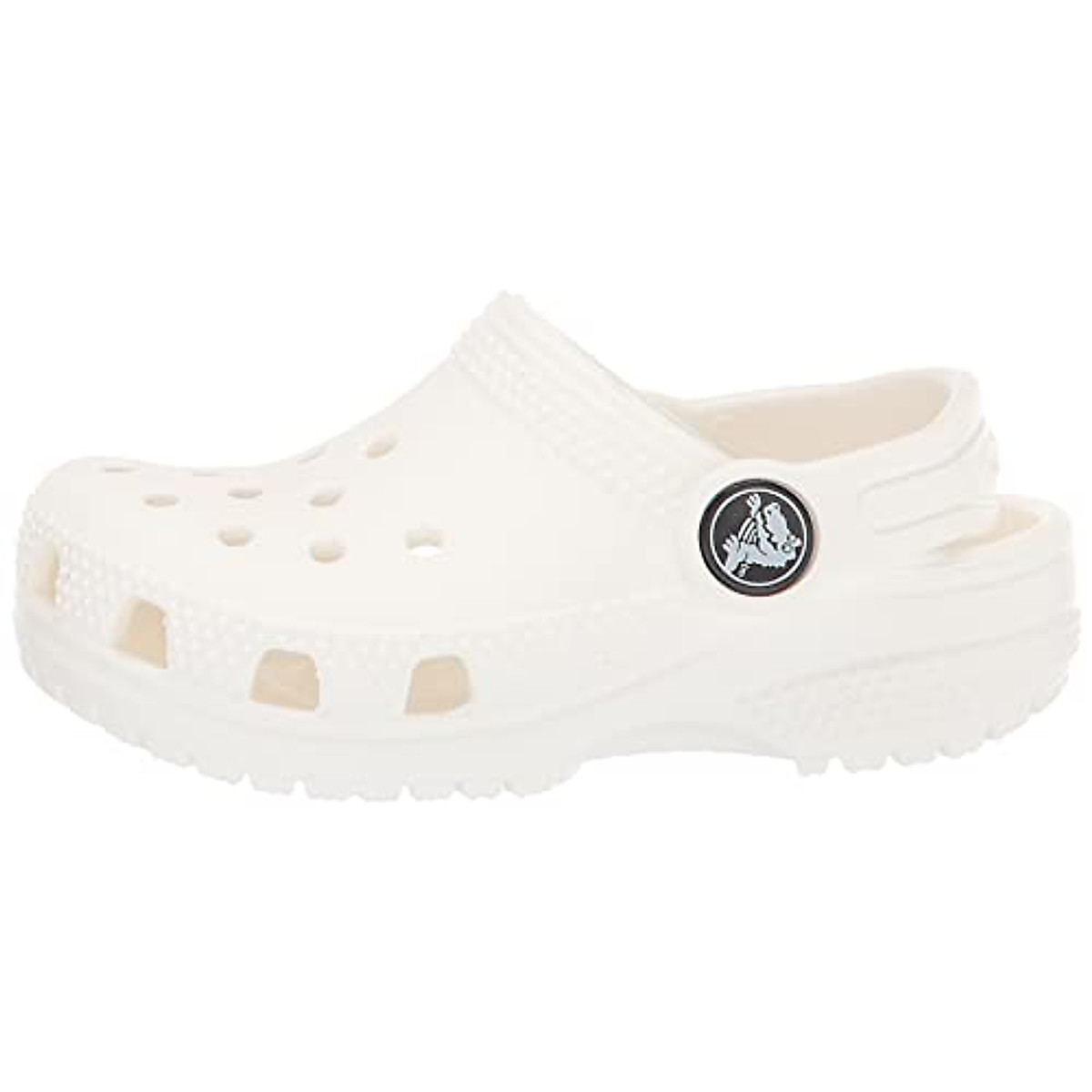 Crocs Kids' Classic Clog , White/White, 12 Little Kid