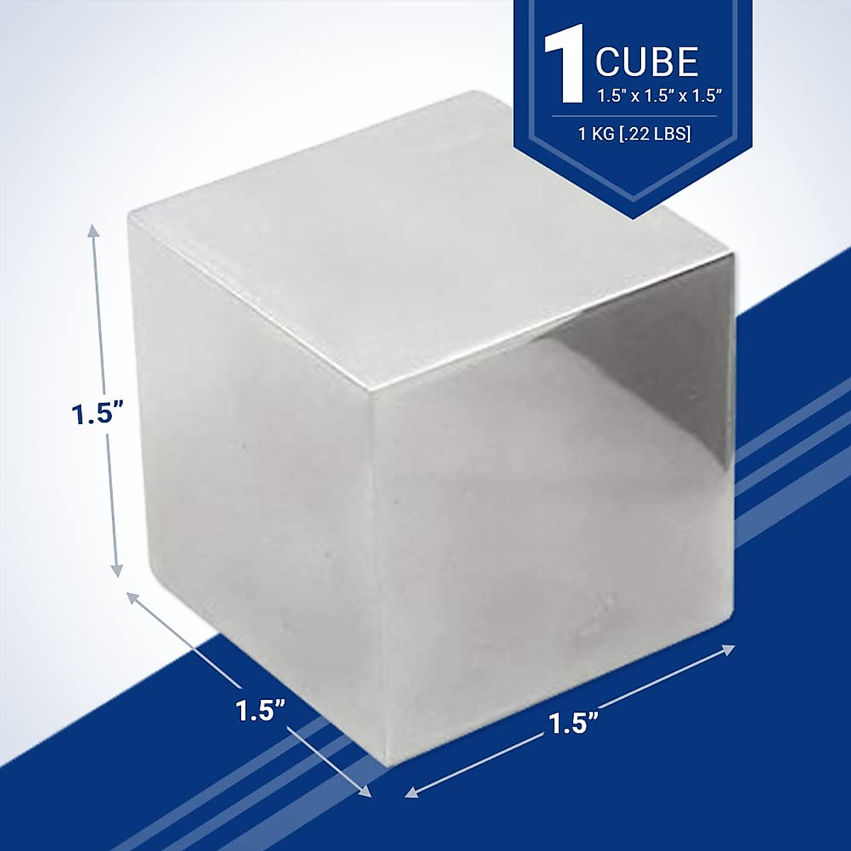 1.5" Magnesium Cube