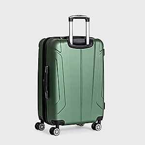 Ben Sherman Derby Spinner Travel Upright Luggage, Cilantro, 20-Inch Carry On
