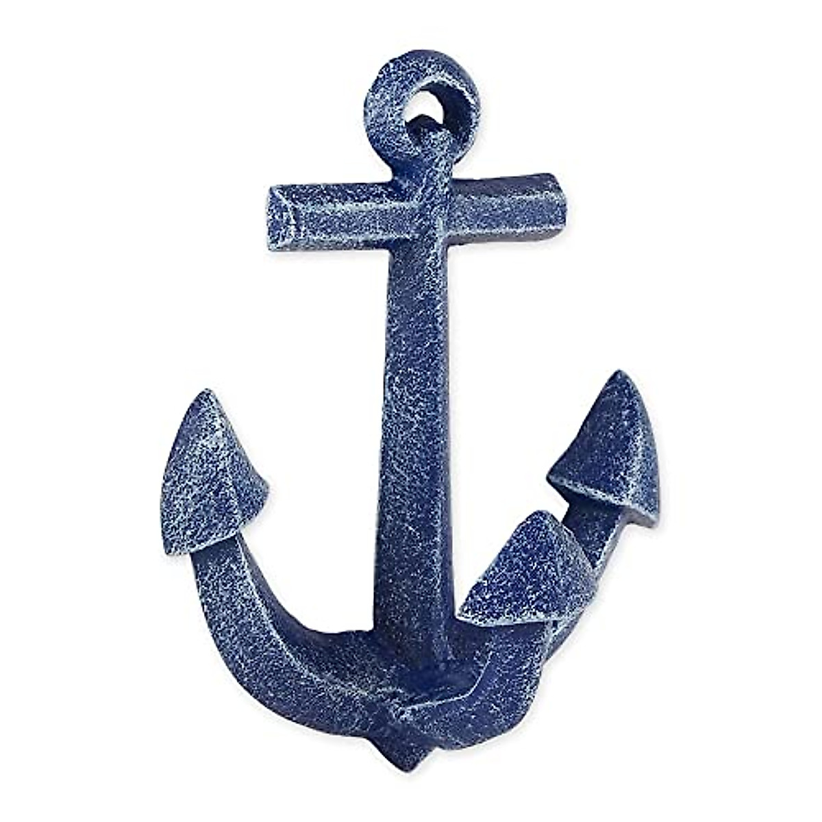 Accent Plus Blue Anchor Wall Hook