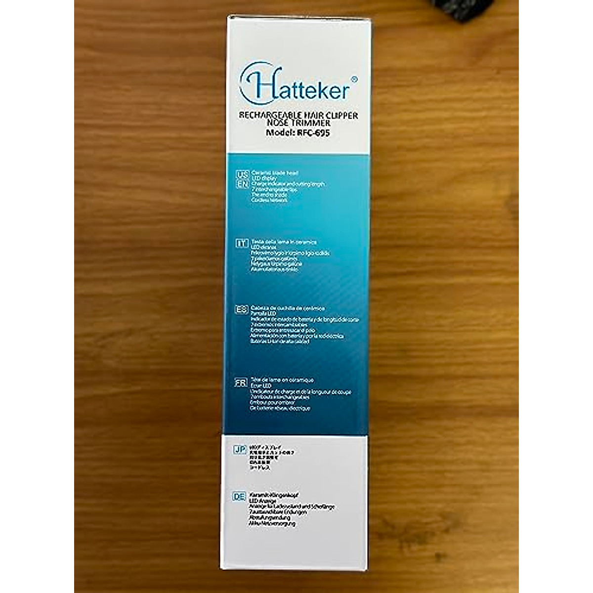 Hatteker Cordless Hair Clipper Beard Hair Trimmer Hair Cutting Kit for Men Women Kids Barber Clippers Nose Hair Trimmer IPX7 Waterproof Professional