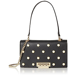ZAC Zac Posen Earthette Mini Chain Shoulder Bag-Pearl Lady, Black