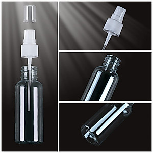 ROISOOT Small Spray Bottles for Multi-Use with 41 pcs Labels, Mini Size (1oz and 2oz) Best for Travel, Fine Mist Water (6 pack)