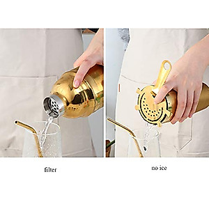 Buyer Star Cocktail Shaker Bar Set,Rainbow Juice Shaker, 25oz Martini Shaker, Fast Cooling Drink, 8-piece Bartender Kit Drink Bartender Stick Tool Set