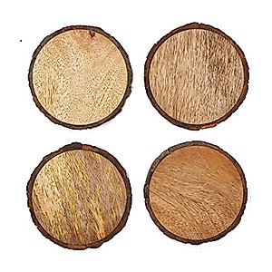 BIFFELY 12PCS Wooden Napkin Rings, Acacia Wood Napkin Rings Buckles for Table Decoration, Wedding, Dinner, Holiday Napkin Holders for Dining, Birthday, Christmas, Easter, Fall, Party of Table Setting (4, Wood)