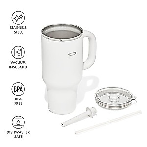 OXO Strive XL Tumbler with Handle – 32 oz. – Quartz