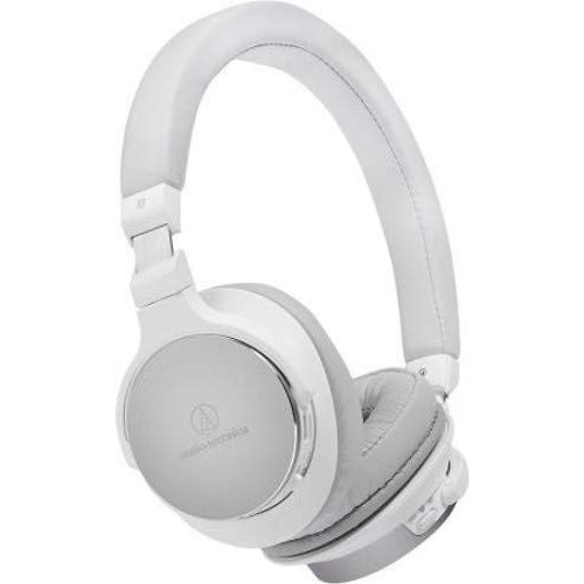 Audio-Technica ATH-SR5BTWH Bluetooth Wireless On-Ear High-Resolution Audio Headphones, White (Renewed)